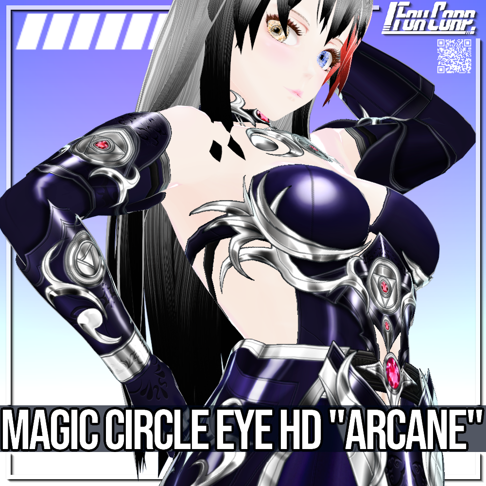 VRoid/VRC 色調変更可能 魔法陣眼HD "Arcane" - Magic Circle Eye HD "Arcane" - Fox Corp. - BOOTH