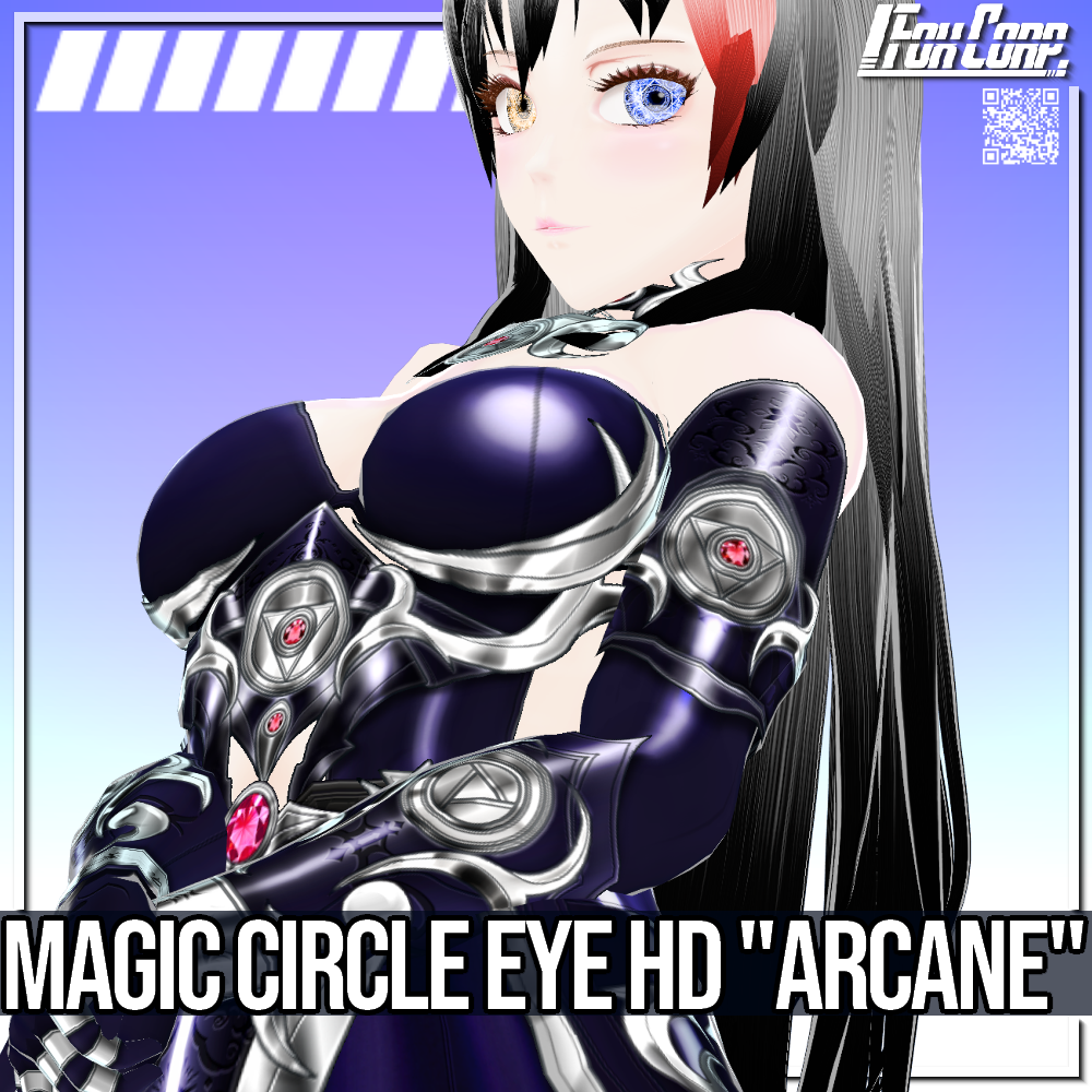 VRoid/VRC 色調変更可能 魔法陣眼HD "Arcane" - Magic Circle Eye HD "Arcane" - Fox Corp. - BOOTH