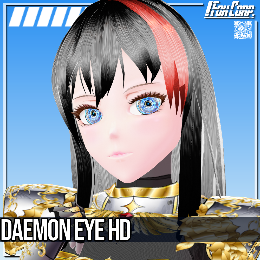 VRoid/VRC 4色展開 悪魔の瞳 HD - Daemon Eye HD 4Colors - Fox Corp. - BOOTH