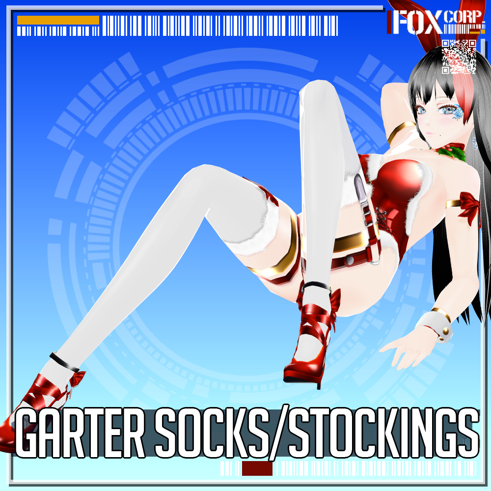 VRoid用多色展開 ガーターソックス / ストッキング - Garter Socks / Stockings - Fox Corp. - BOOTH