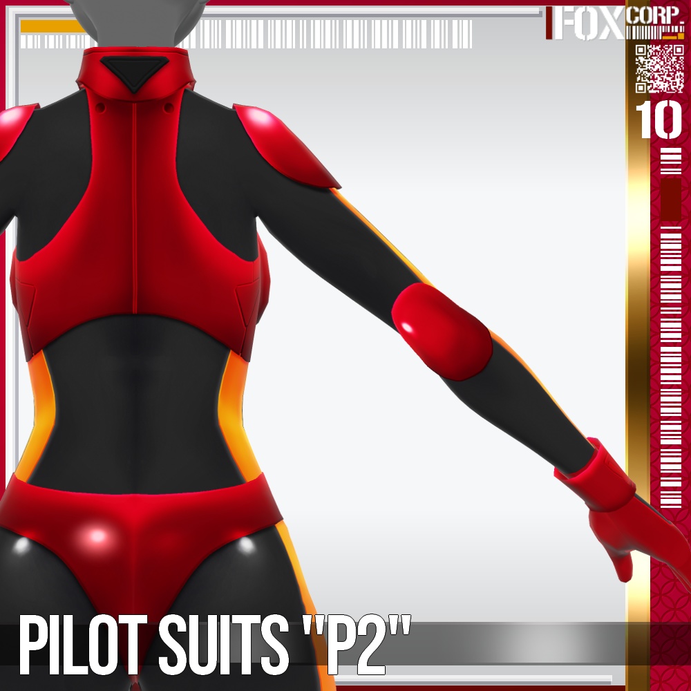 XWear compatible] VRoid Pilot Suits "P2" in various colors - Pilot ...