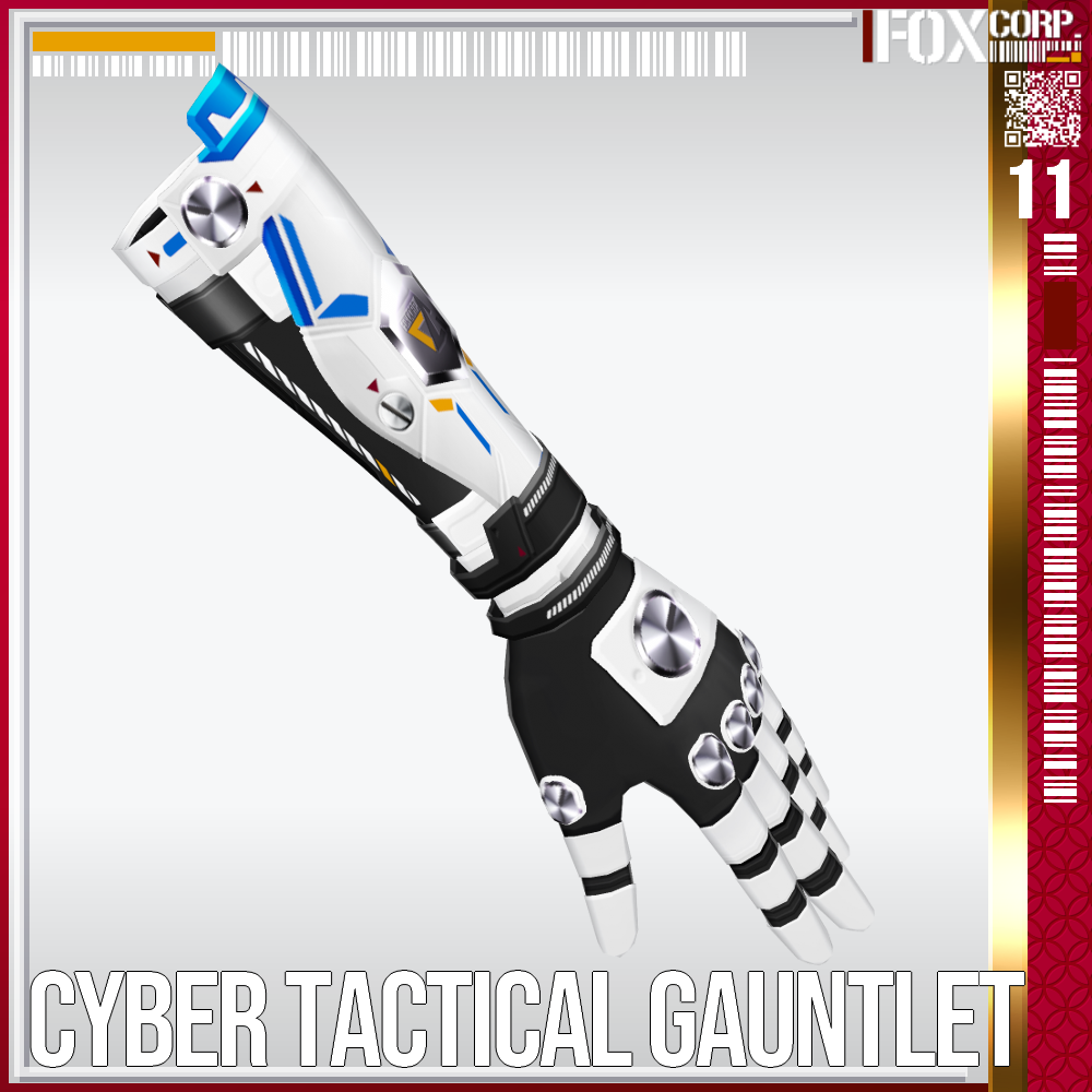 [XWear対応][発光可能] VRoid用 多色展開 サイバータクティカルガントレット - Cyber Tactical Gauntlet ...