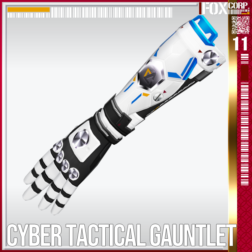 [XWear対応][発光可能] VRoid用 多色展開 サイバータクティカルガントレット - Cyber Tactical Gauntlet ...