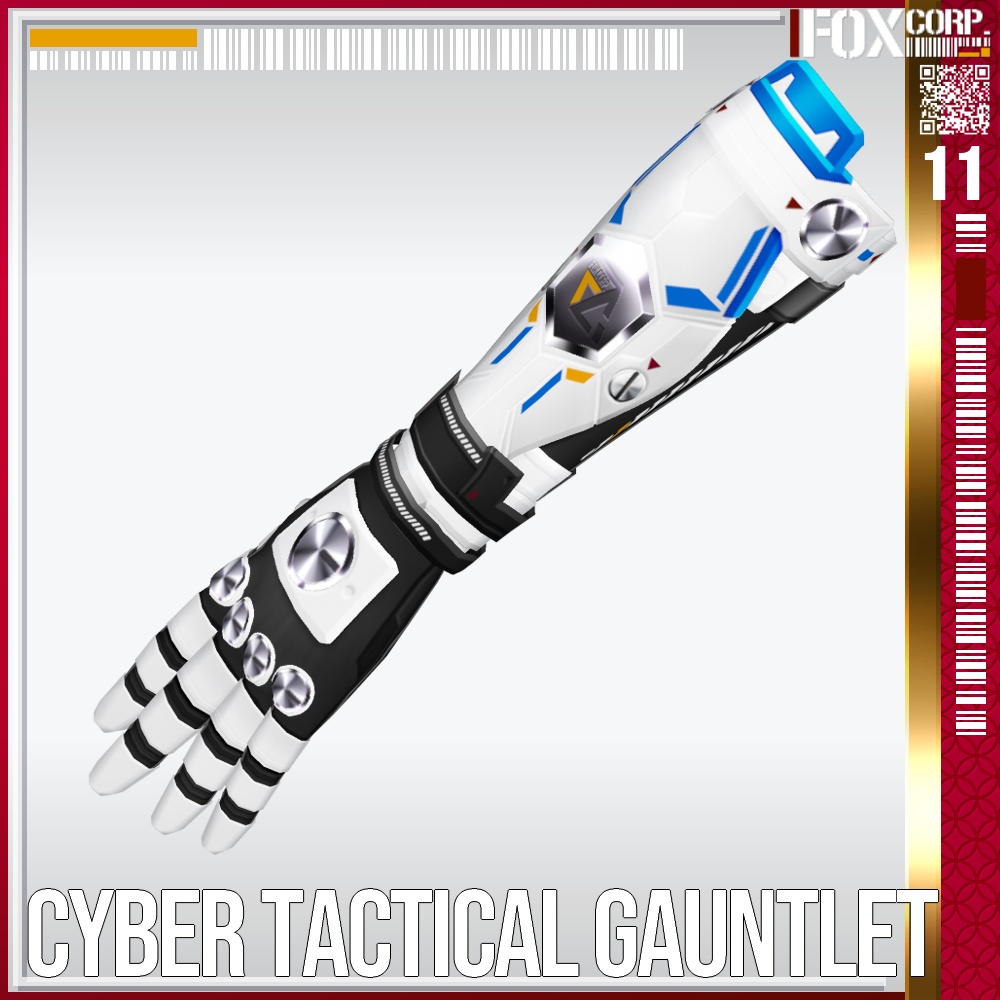 [XWear対応][発光可能] VRoid用 多色展開 サイバータクティカルガントレット - Cyber Tactical Gauntlet ...