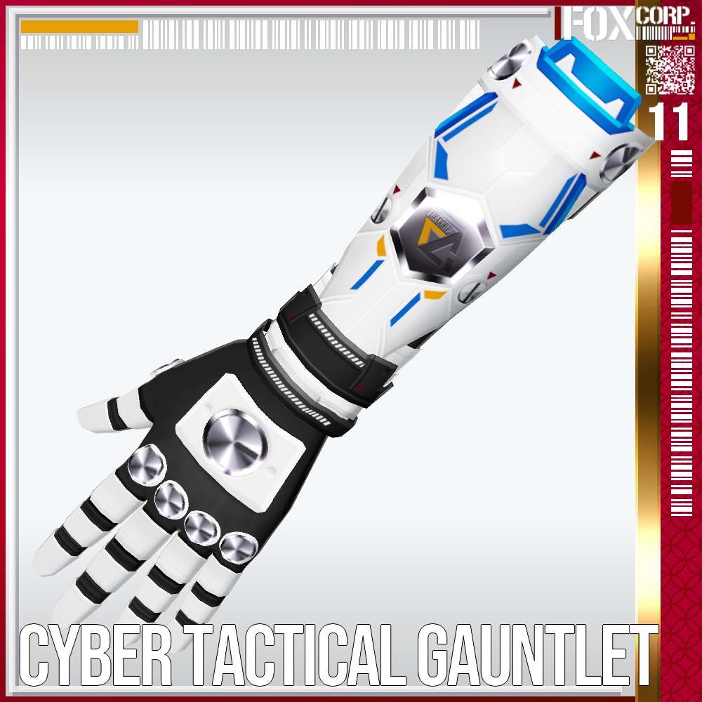 [XWear対応][発光可能] VRoid用 多色展開 サイバータクティカルガントレット - Cyber Tactical Gauntlet ...