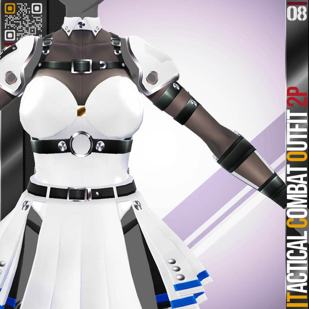 [XWear対応] VRoid用 8色展開 タクティカルコンバットアウトフィット 2P - Tactical Combat Outfit 2P 8Colors - Fox Corp. - BOOTH