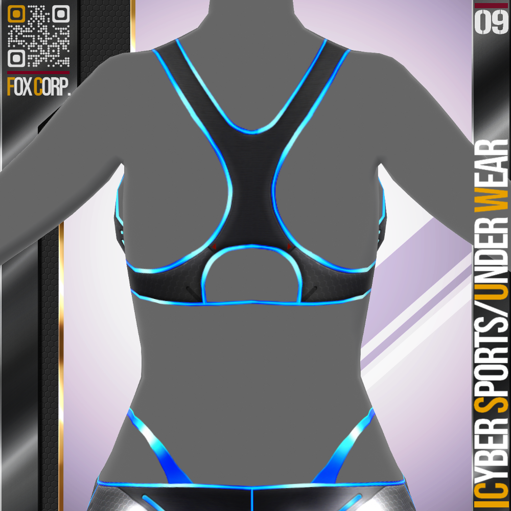 [XWear対応] [発光可能] VRoid用 16色展開 サイバースポーツ/アンダーウェア - Cyber Sports/Under Wear 16Colors - Fox Corp ...