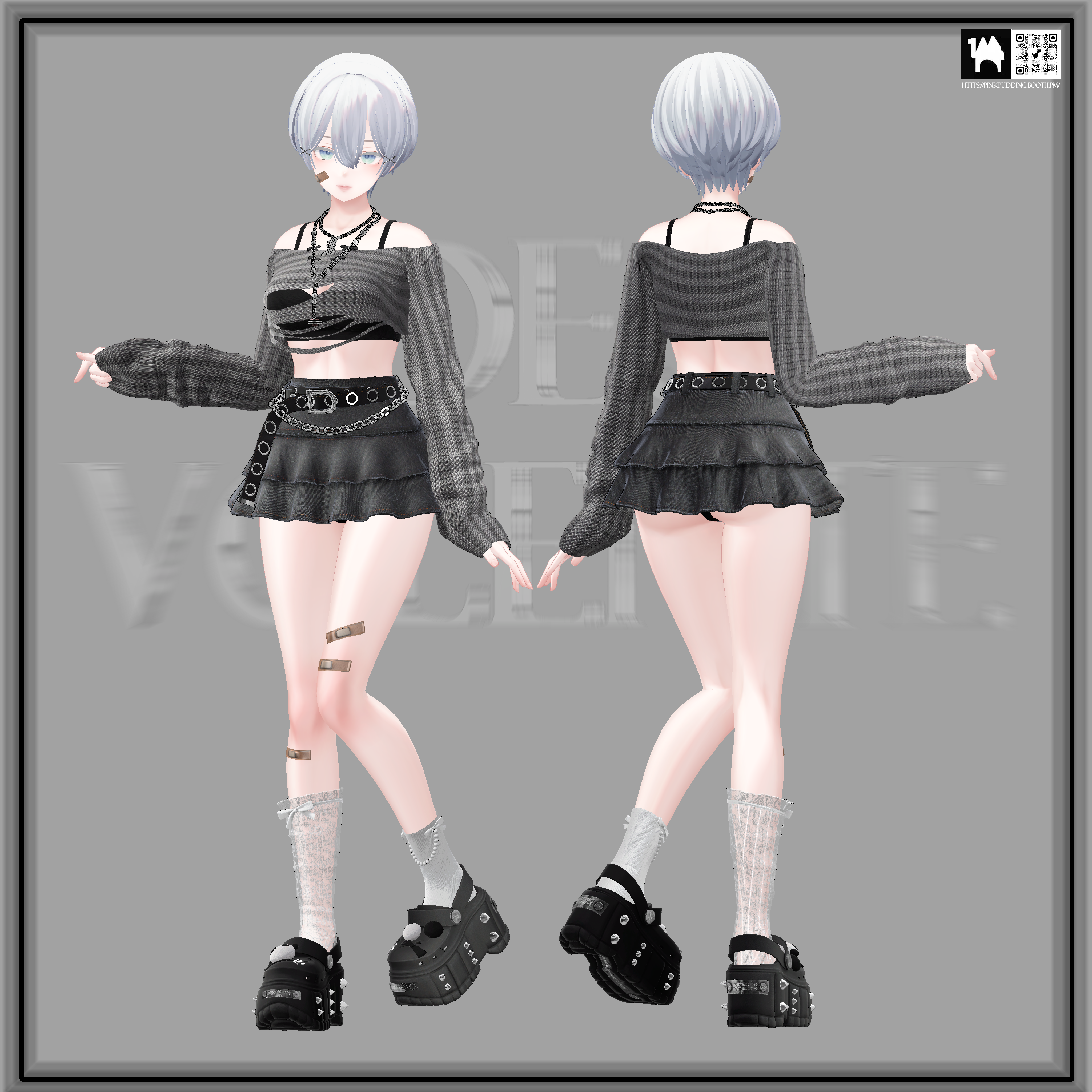 【3アバター対応】 Deo Volente 【VRChat向け衣装モデル】 - PINK♡PUDDING - BOOTH