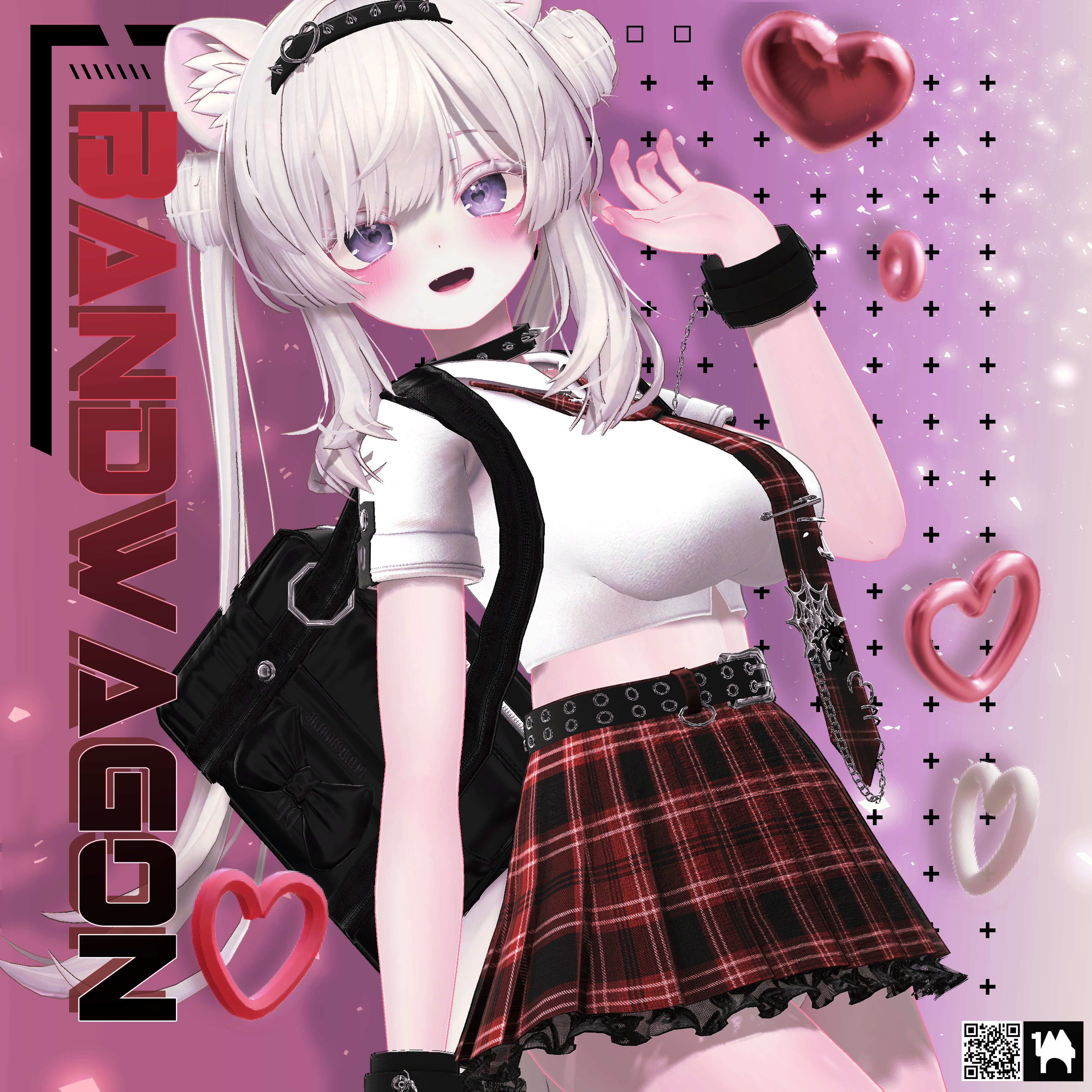 【3アバター対応】 Bandwagon 【VRChat向け衣装モデル】 - PINK♡PUDDING - BOOTH