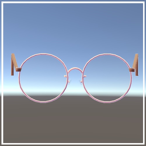 [VRC] L glasses - TM# - BOOTH
