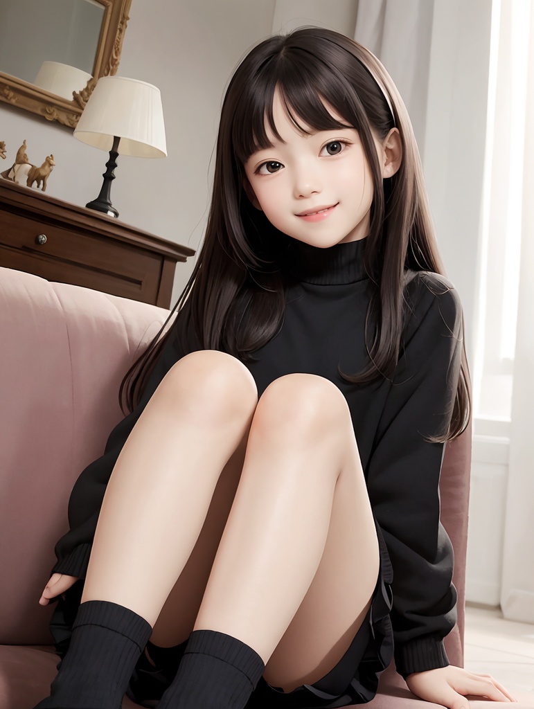 ニーソな女の子 - aiaiart - BOOTH