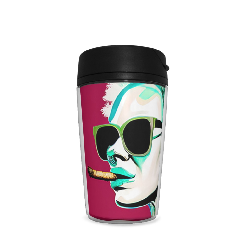 タンブラー「葉巻を吸う女」 - Cherish - BOOTH