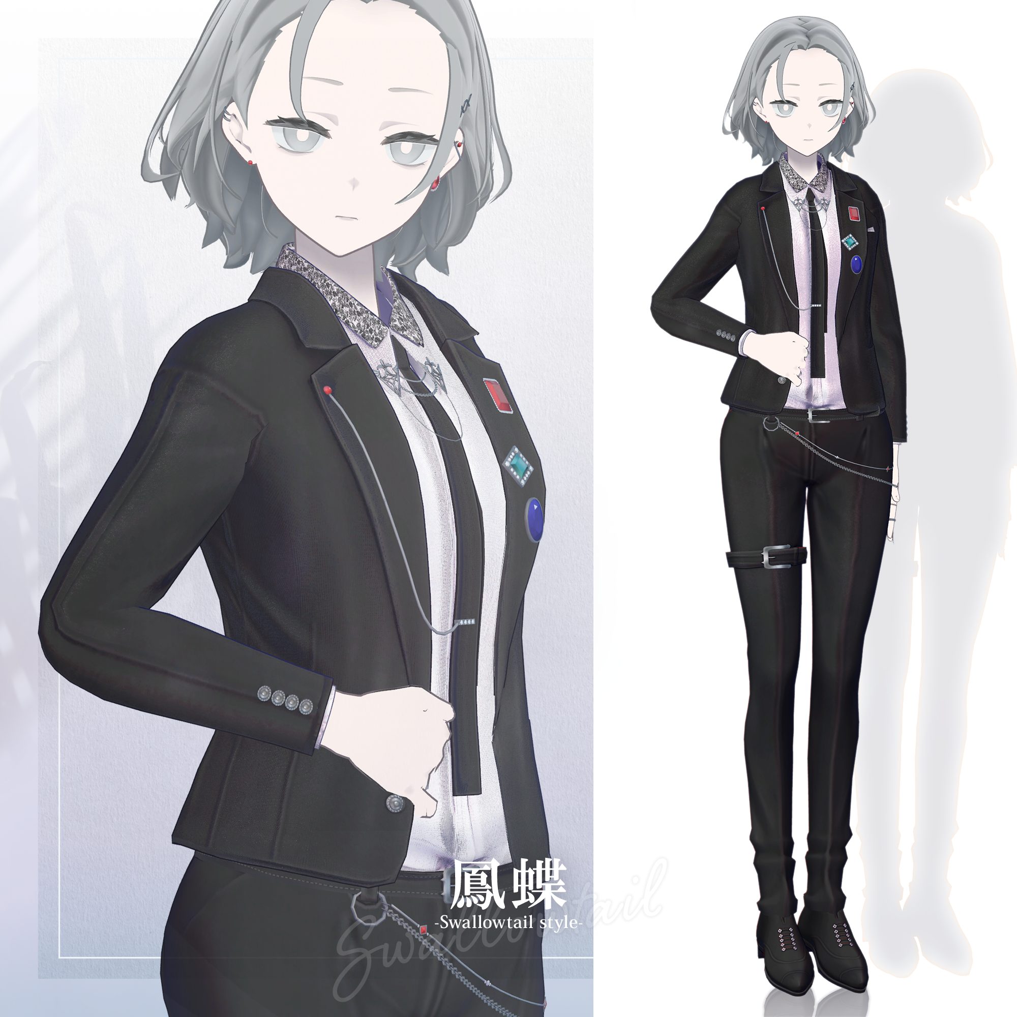 【3D衣装】鳳蝶 -Ageha Swallowtail style- ＜VRC対応＞ - 大丸・松坂屋アバター販売公式 - BOOTH