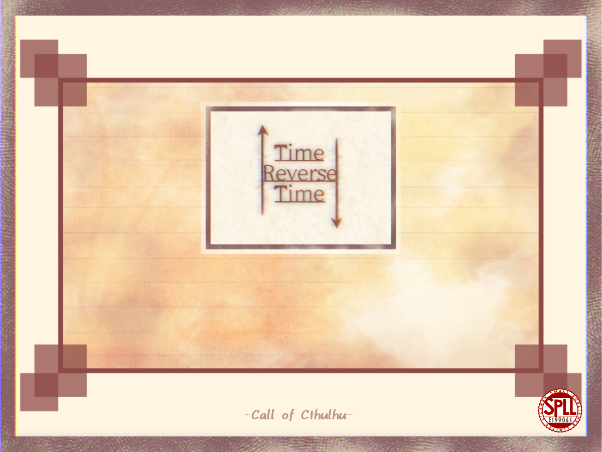 Time・Reverse・Time【SPLL:E199061】 - チョコピエロ - BOOTH