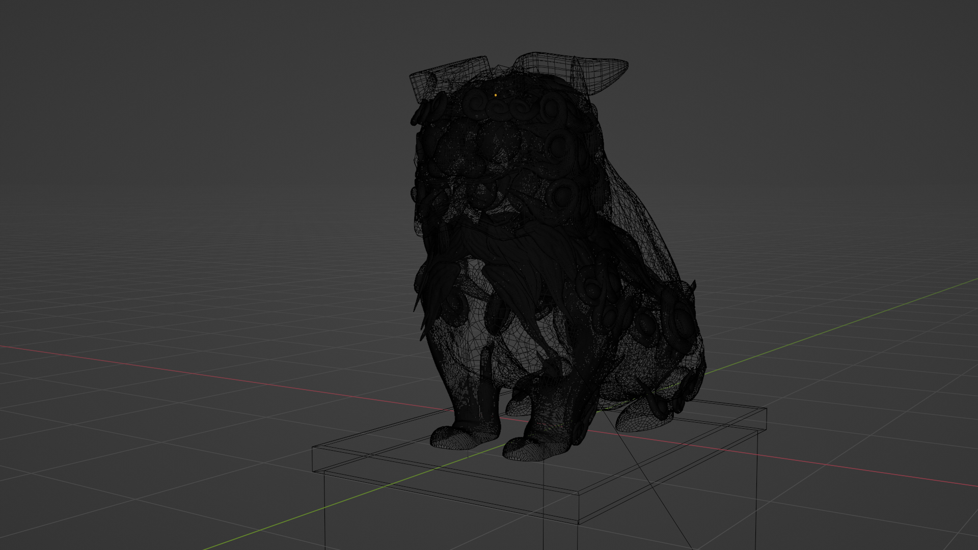 【3Dモデル】狛犬｜stone guardian lion-dog - MUSHIRO CG SHOP - BOOTH