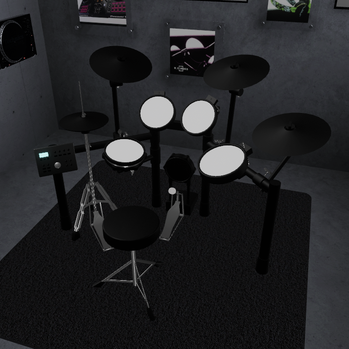 【VRChat想定】electronic drum - manzp’s SHOP - BOOTH