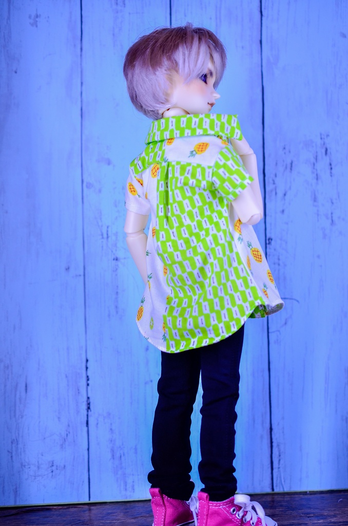 SDM 夏 ロング丈 フルーツ柄シャツ - suzuya910 - BOOTH