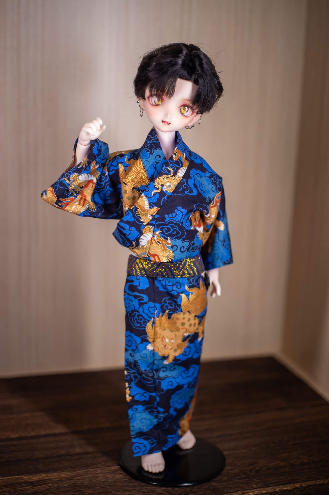 1/4 40cmドール 男の子 浴衣 青 - suzuya910 - BOOTH