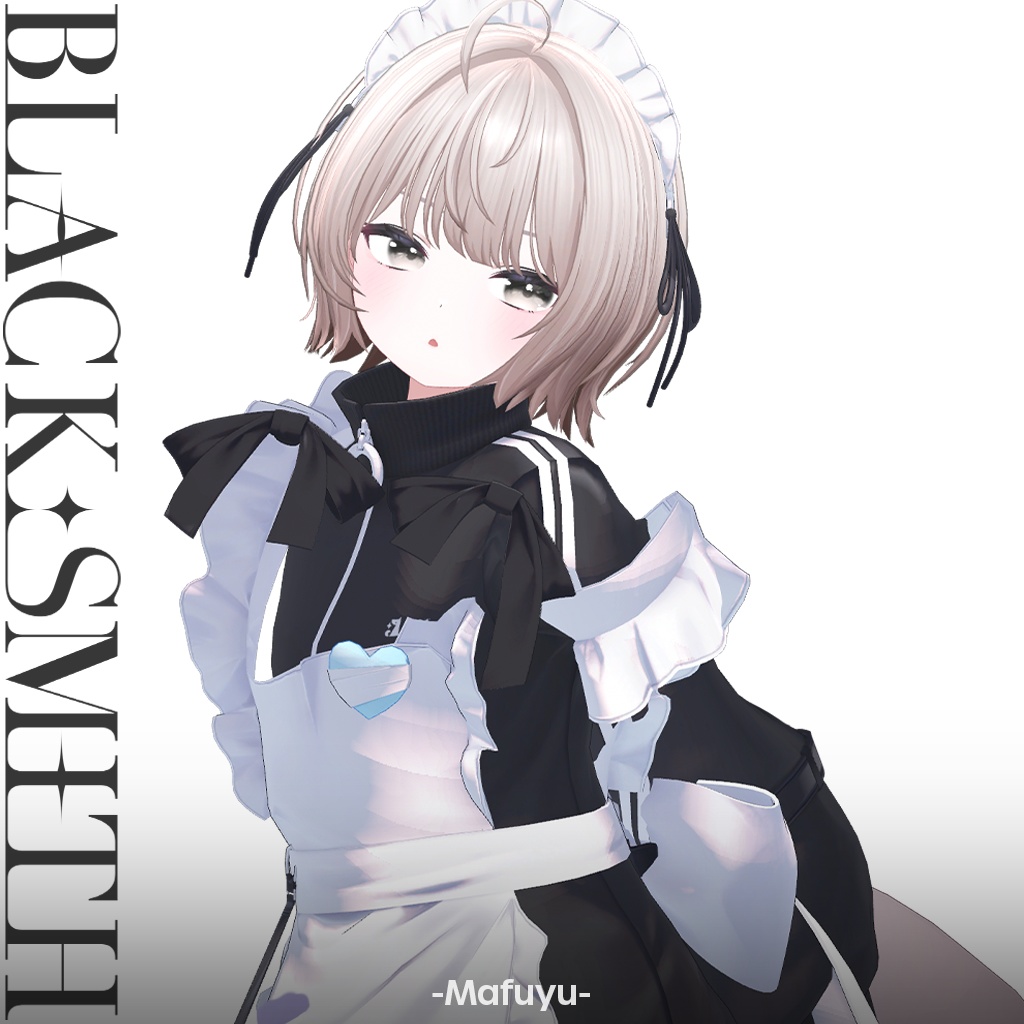 【10 avatars / VRC Hair】Charm Short Hair - BLACK SMITH - BOOTH