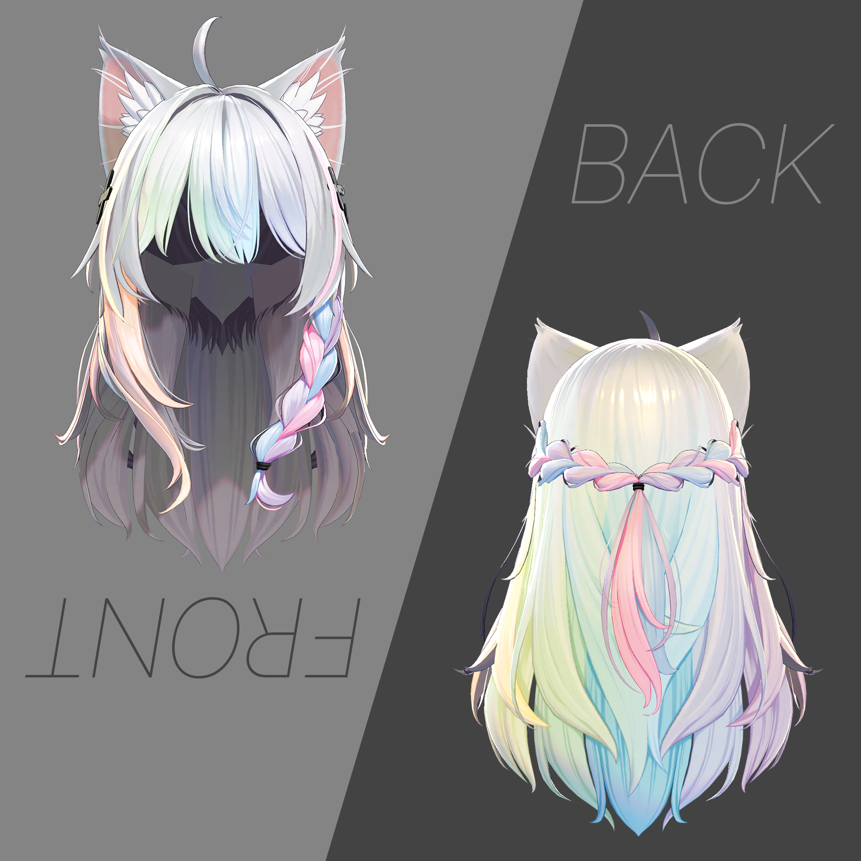 【しなの／shinano専用】RAINBOW SHINANO【VRChat想定】 - CHiMO_PANTRY - BOOTH
