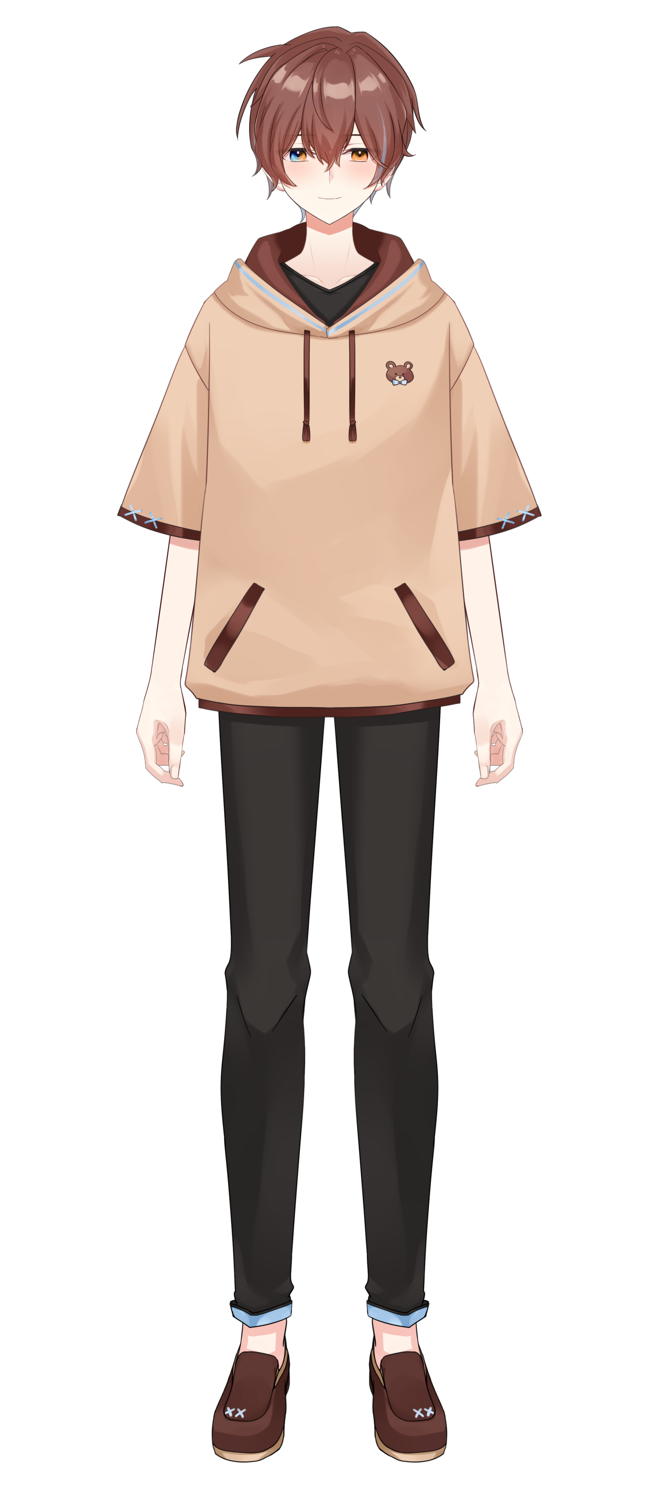 ※完売【限定1点】クマモチーフ男性モデル「Noah」【Vtuber向け #Live2Dモデル】 - Meteor. shop - BOOTH