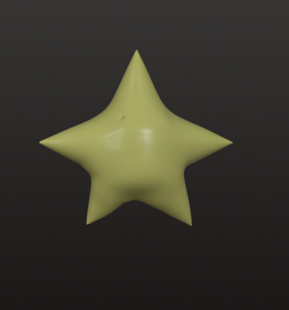 Free 3D Star - 3D art shop - BOOTH