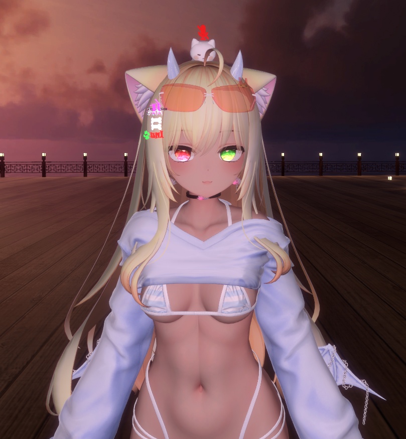 [vrchat] All Avatar ギャル Body Black Skin Texture Filter - dog - BOOTH