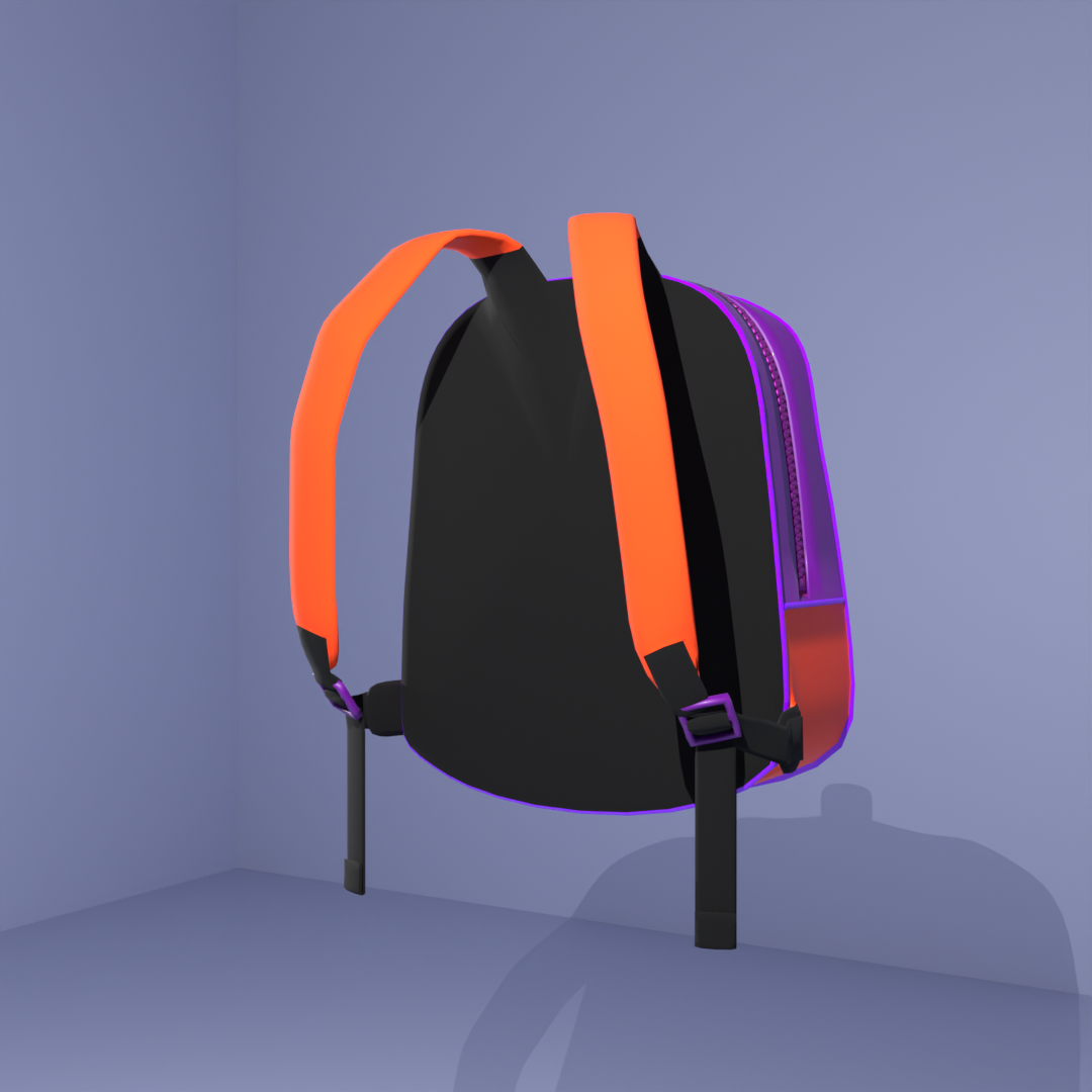 【Blender】ジャックオーランタンのリュックサック jack o lantern backpack【VRChat ...