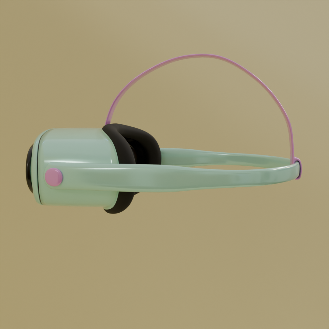 【Blender】かわいいVRゴーグル kawaii vr goggle【VRChat】 - BlenderEffect - BOOTH