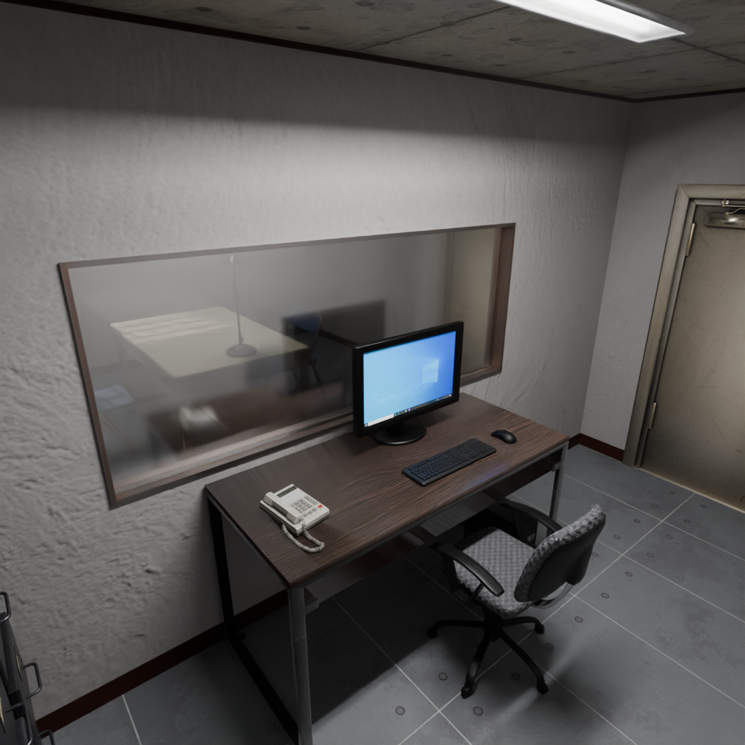 【Blender】 取調室 Interrogation room - BlenderEffect - BOOTH