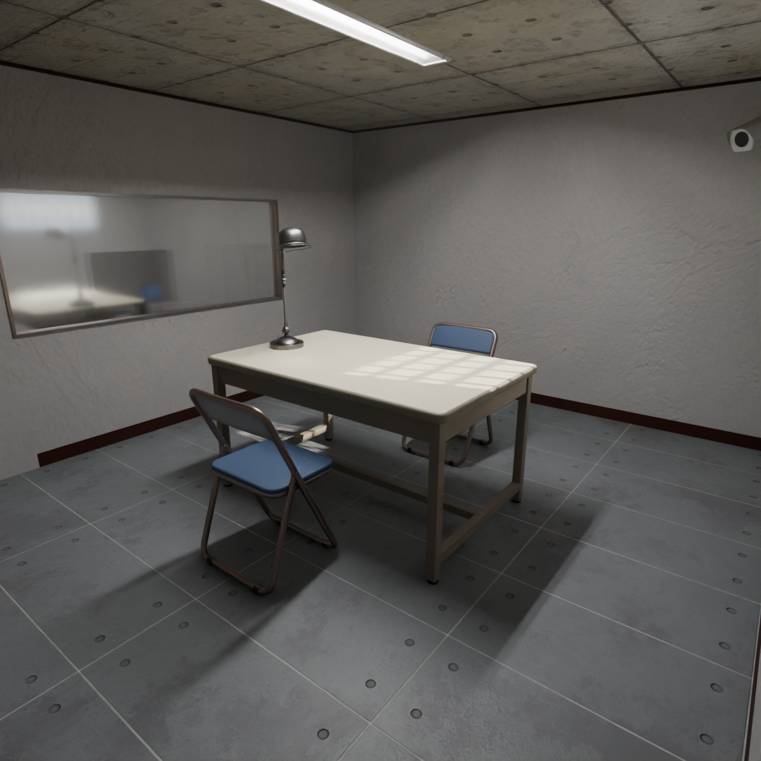 【Blender】 取調室 Interrogation room - BlenderEffect - BOOTH