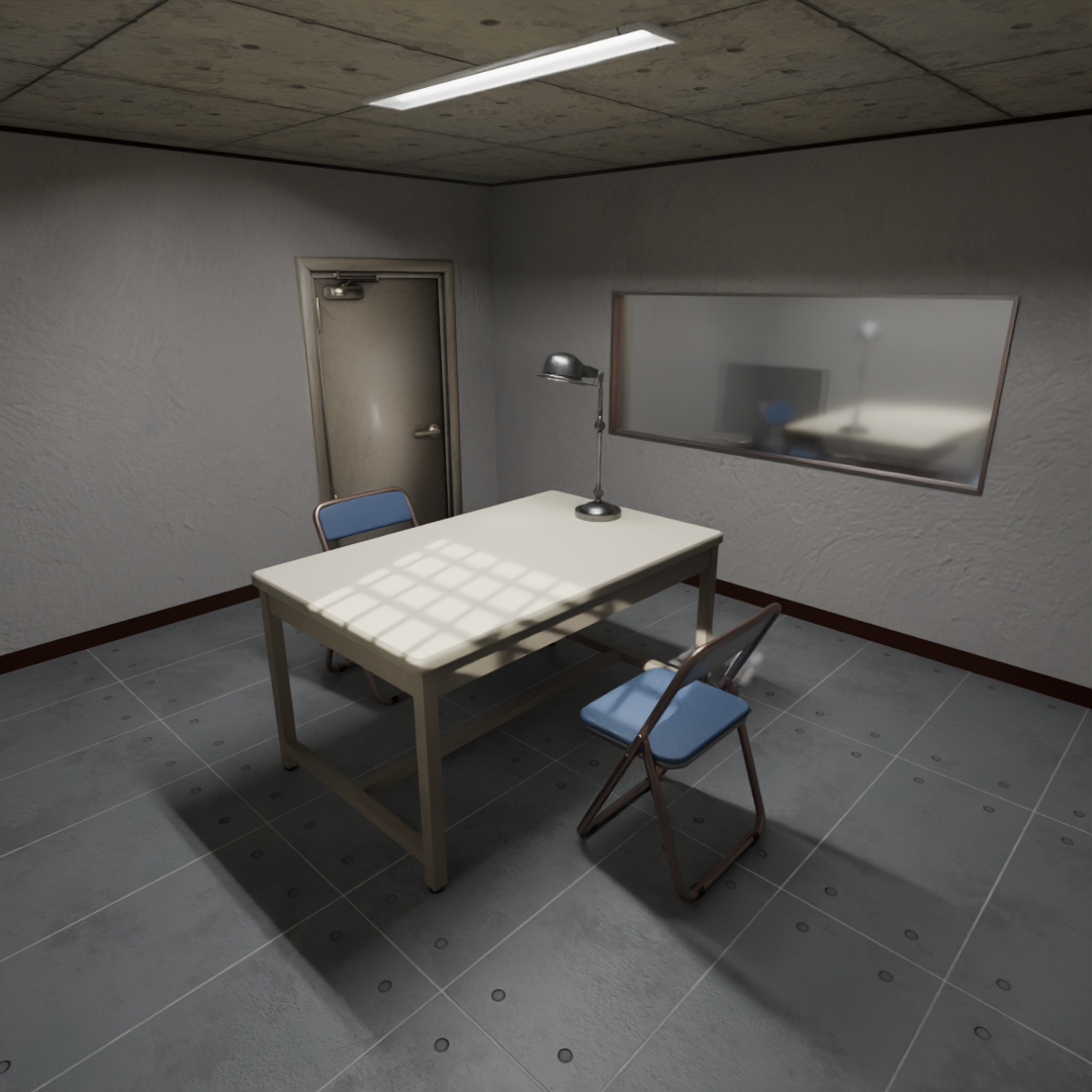 【Blender】 取調室 Interrogation room - BlenderEffect - BOOTH