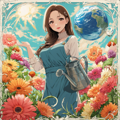 【全年齢向け】KnitMom@AIartイラスト集「 Curves of Bloom 」歌1曲付き - KnitMomのBOOTH - BOOTH