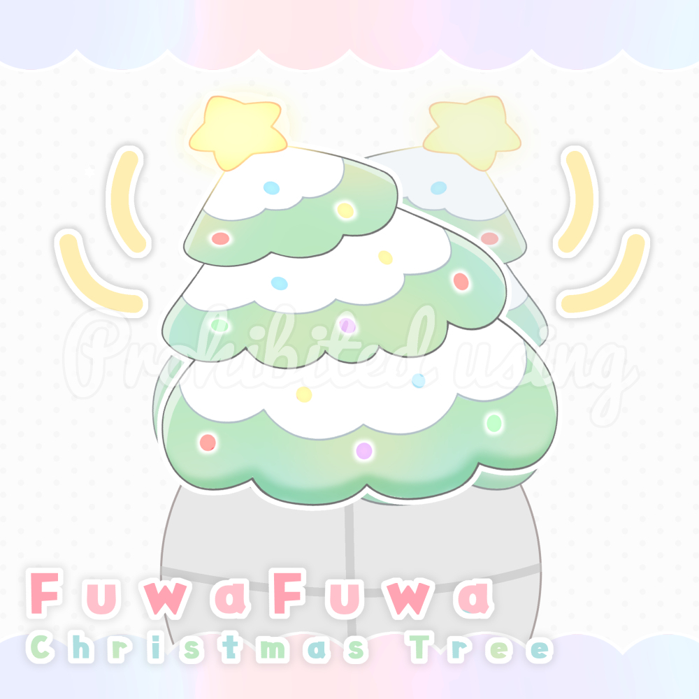 【Vtuberさん向け】VTS Live2D Item - Fuwa Fuwa Christmas Tree - Dream Box - BOOTH