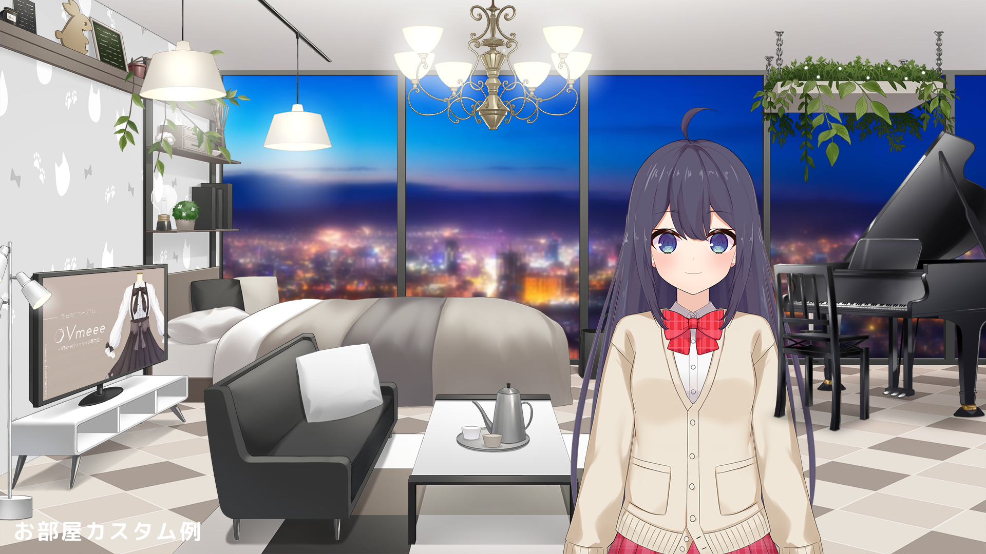 【Natural modern】Vtuber Custom Room Set Vol.11【Background Created by ...