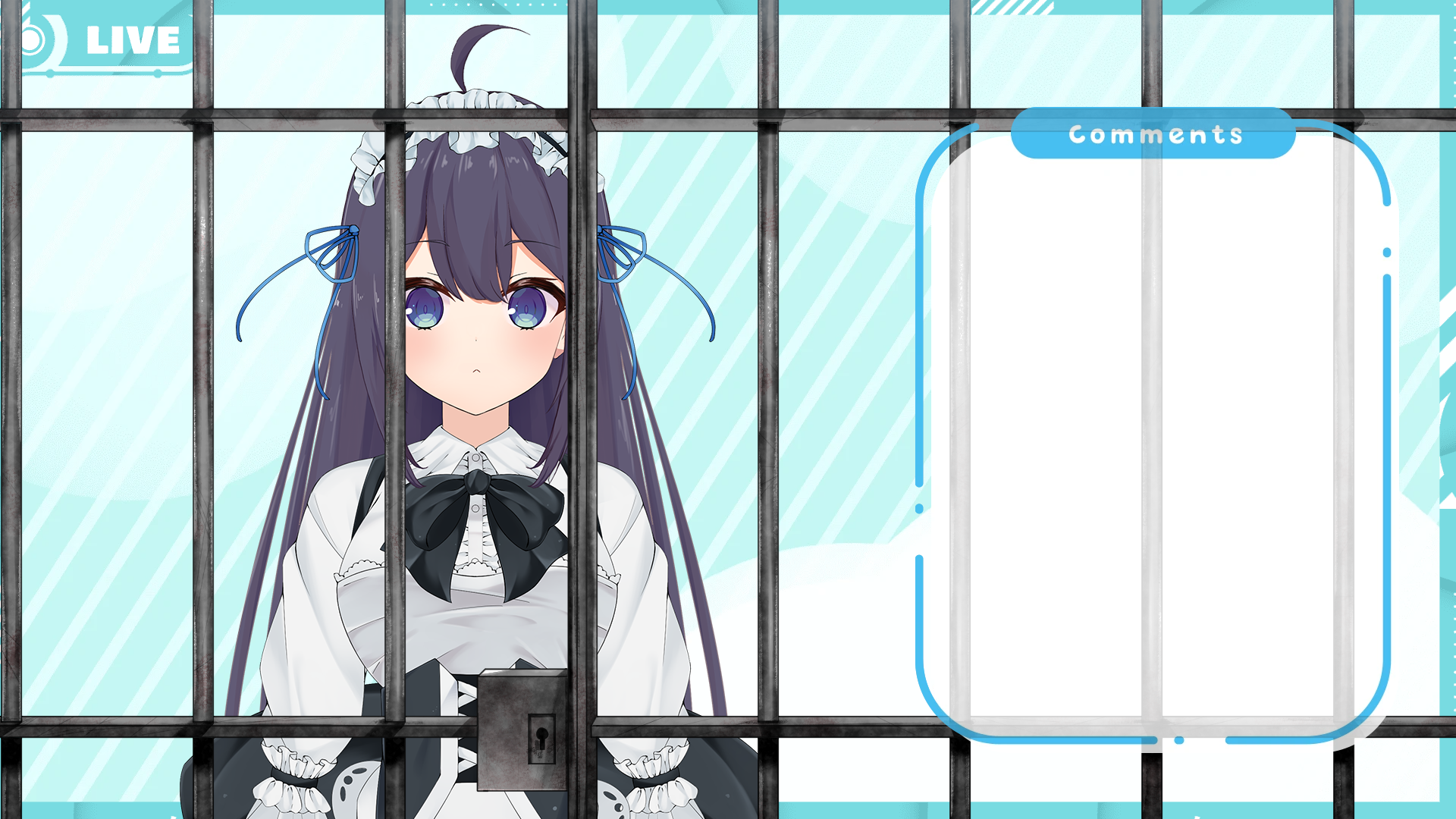 【Free】Prison illustration【Vtuber's Room assets】 - Usanekomemory-EN- - BOOTH