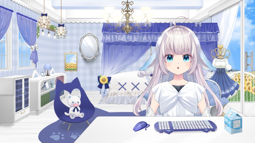 Pack drink set [VTuber material] - Usanekomemory-EN- - BOOTH