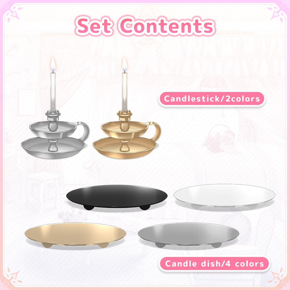 candle set [VTuber Assets] - Usanekomemory-EN- - BOOTH