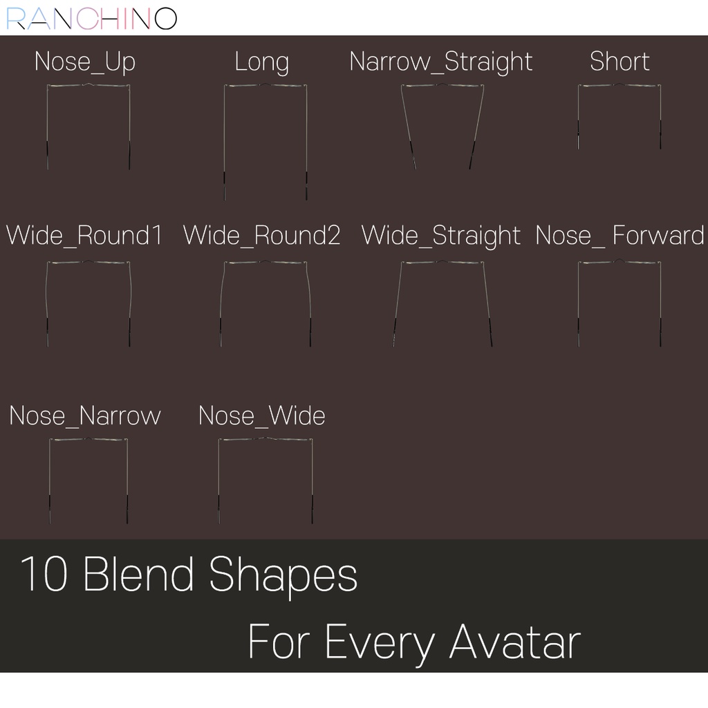 【VRchat】 Metal Frame Glasses [メタル素材丸眼鏡] - ranchino - BOOTH