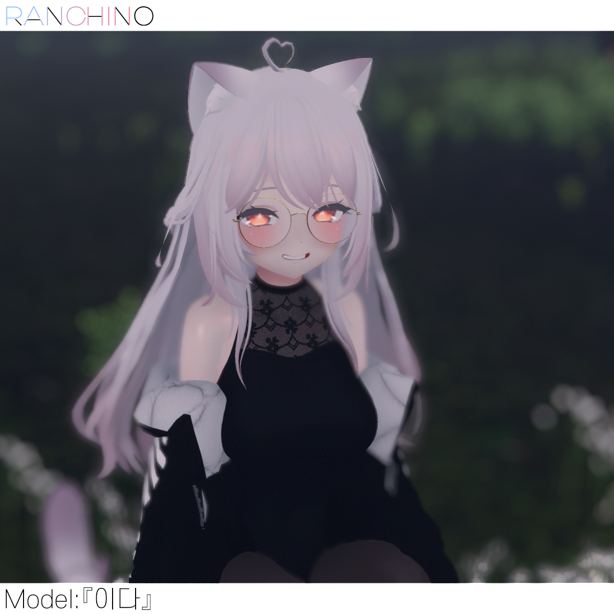 【VRchat】 Metal Frame Glasses [メタル素材丸眼鏡] - ranchino - BOOTH