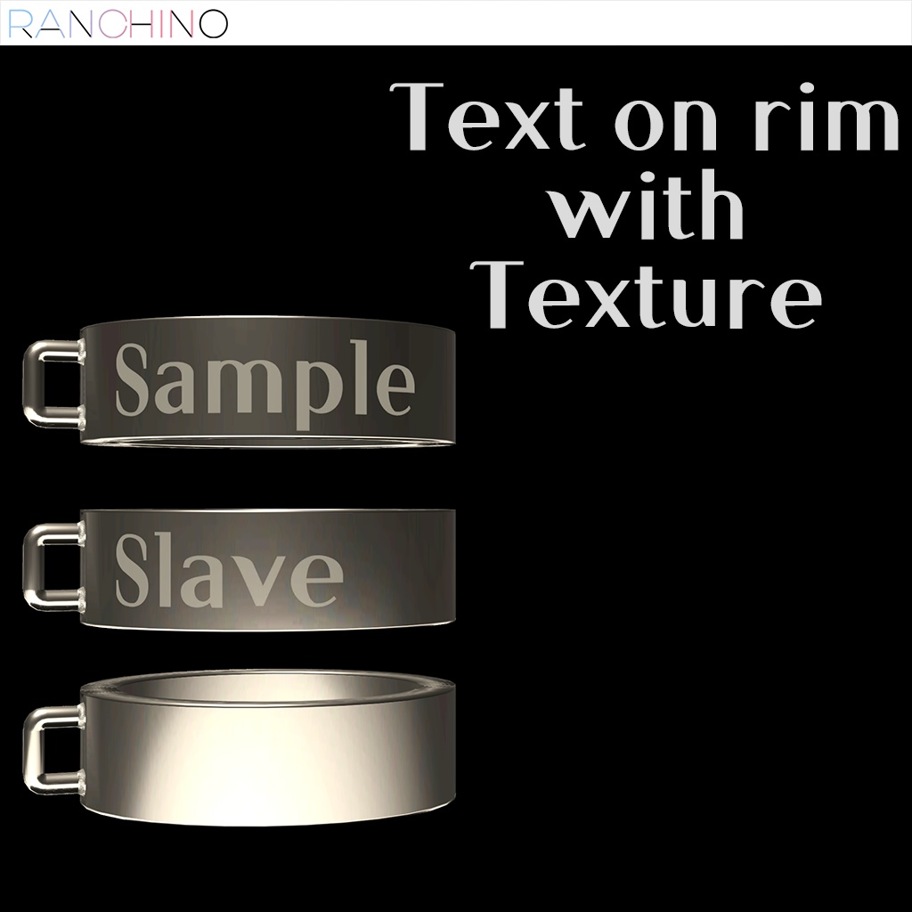 【VRchat】 Chain & Neck Cuff [チェーン＆金属 首輪] - ranchino - BOOTH