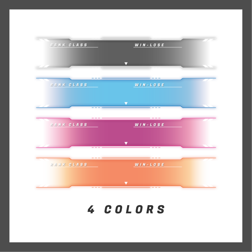 OVERWATCH2 / Rank Overlay. - Cachette. - BOOTH