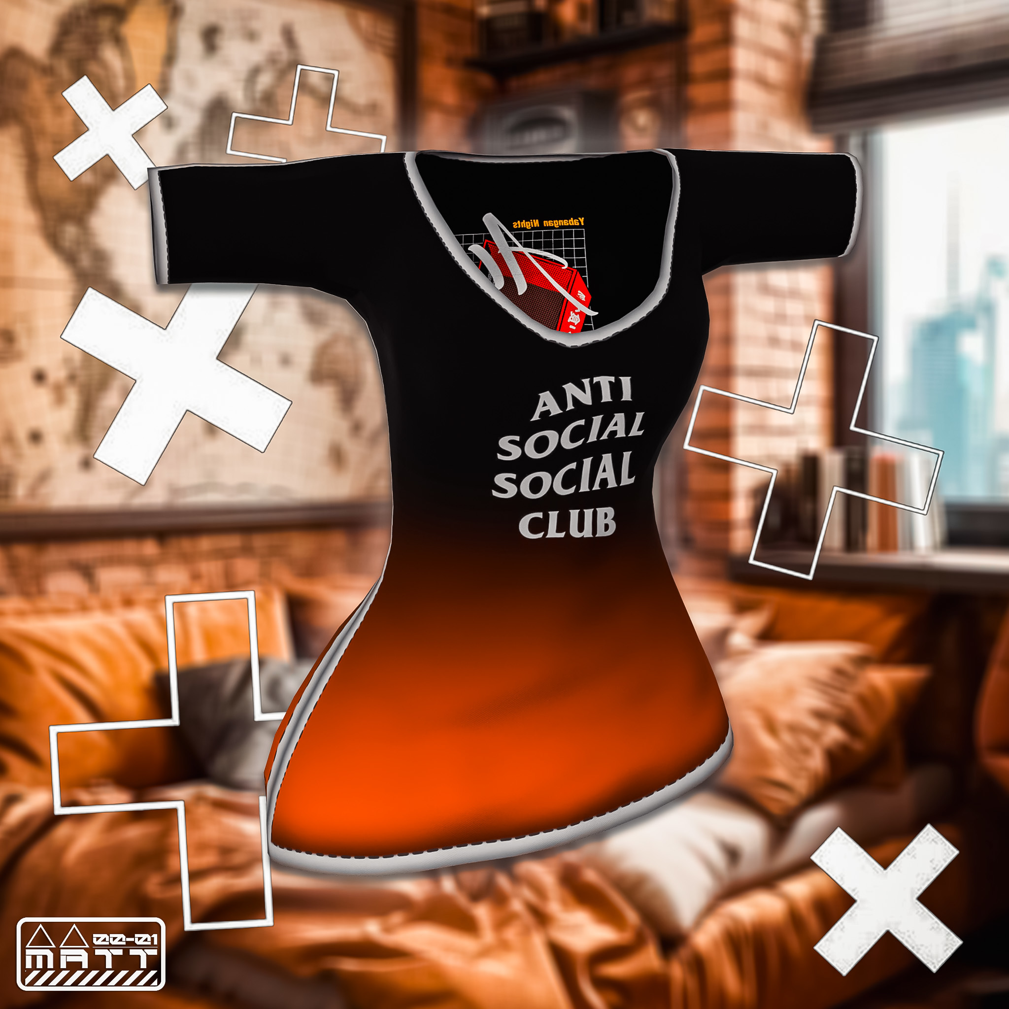 T-shirt Godrunner - Matt3D - BOOTH