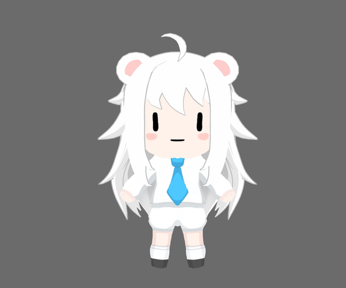 Vroid Chibi base model (free to use co copy) - heby - BOOTH
