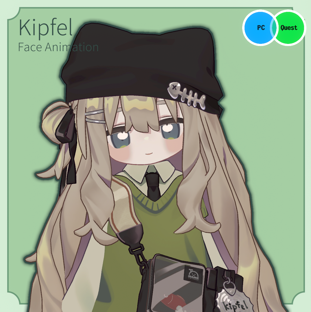 【キプフェル(Kipfel)専用】Kipfel's face Animation(Everything's moving!!!!) - siemyang - BOOTH