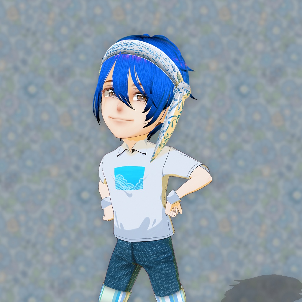 【VRM】バンダナヘアーの男の子 - chibiavatar - BOOTH