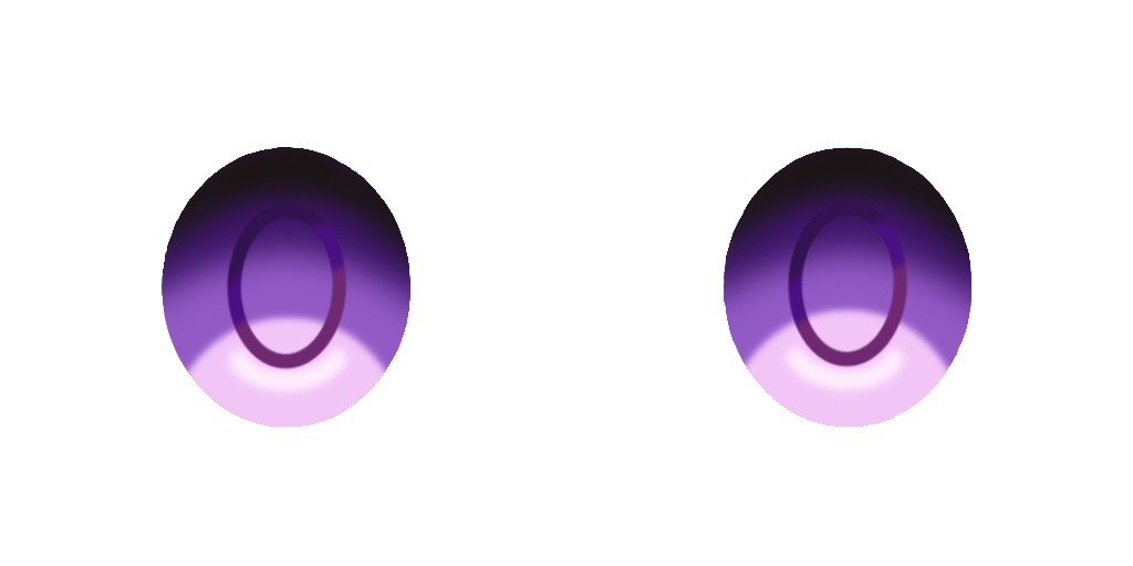 VRoid - Violett Eyes & Highlight - Disguised Cat - BOOTH