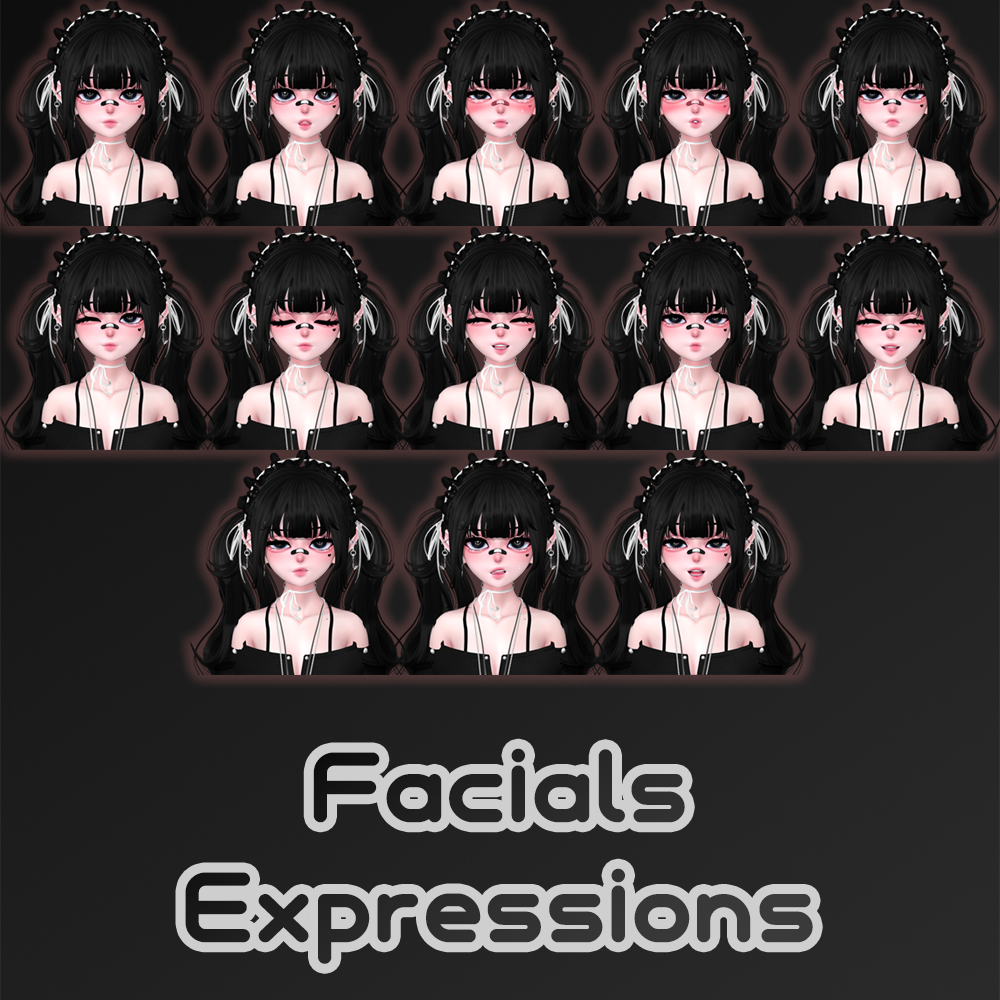 -Miu- │PC + Quest │ FaceTracking 📍 - ×͜× Anubisss ×͜× - BOOTH