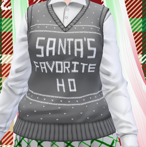 "Santa's Favorite Ho" Sweater [VRoid Texture] - The Juicy Melon - BOOTH