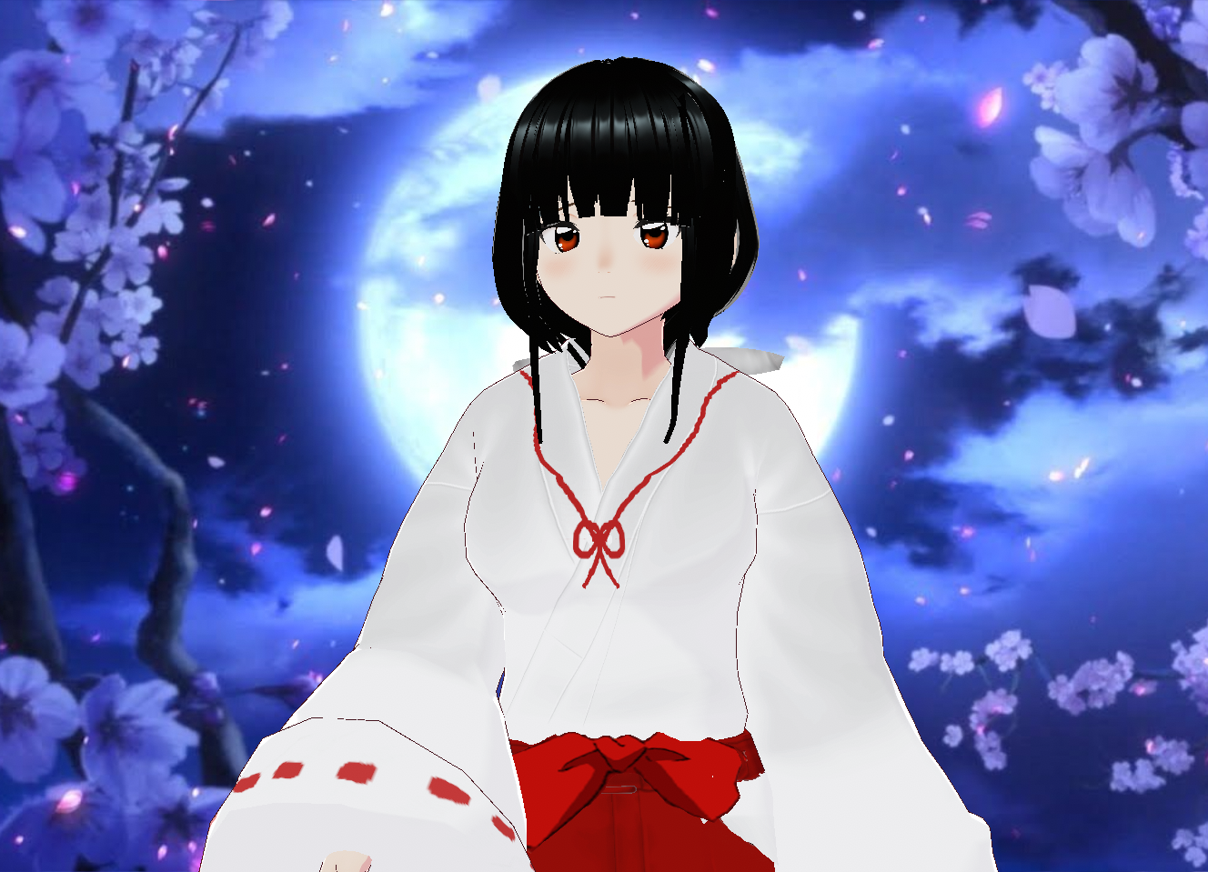 Kikyo Vroid Character -3D Model (vroid +vrm file) - CatArtistry🐾🐱 - BOOTH